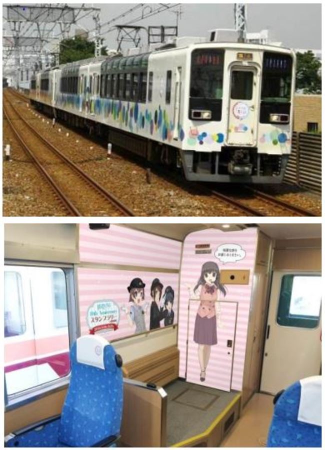 Cute anime railway girls keep passengers company on Tokyo Skytree train ...