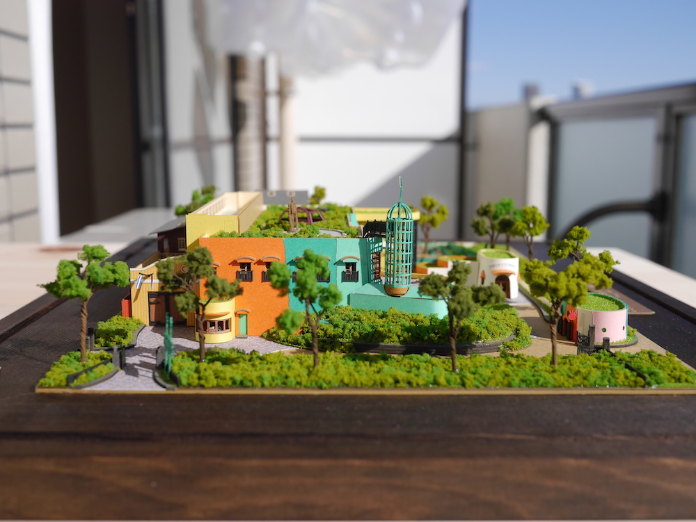 The amazing papercraft model from the Ghibli Museum — see the museum in ...