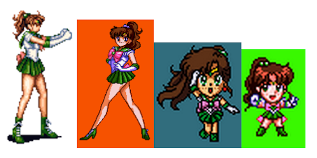 “In the name of the moon!” See the Sailor Senshi as ’90s video game ...