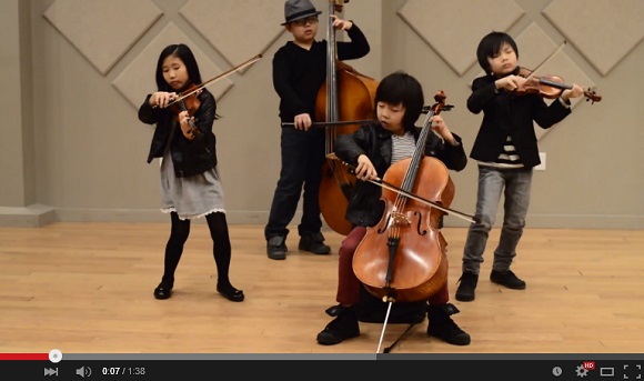 Pint-sized string quartet Joyous String does an awesome Smooth Criminal ...