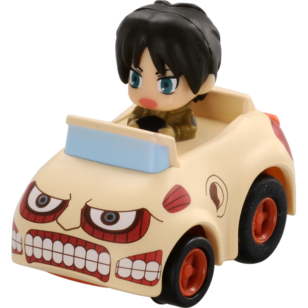 Eren and Levi drive Colossal Titan heads in Attack on Titan Takara Tomy ...