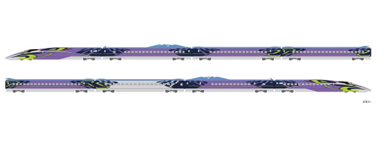 The Evangelion Shinkansen will let you ride the rails like a cool angel ...