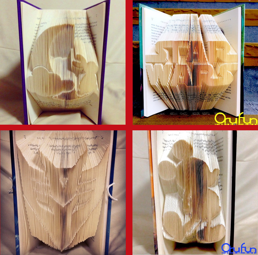 Origami for books! Turn your old hardcovers into awesome 3-D art with ...