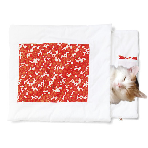 New range of futons for cats feature traditional Japanese patterns ...