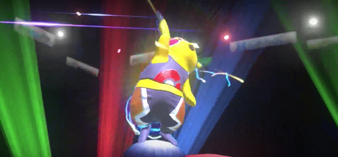 Pro-wrestling female Pikachu is ready to go off the top rope and ...
