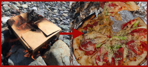 Cooking pizza in a burning cardboard box, and other unconventional ...