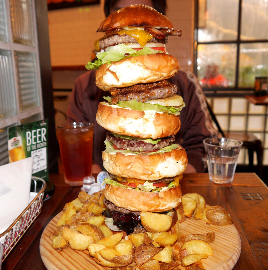 Tokyo’s massive Monster Burger is the combining robot of hamburgers ...