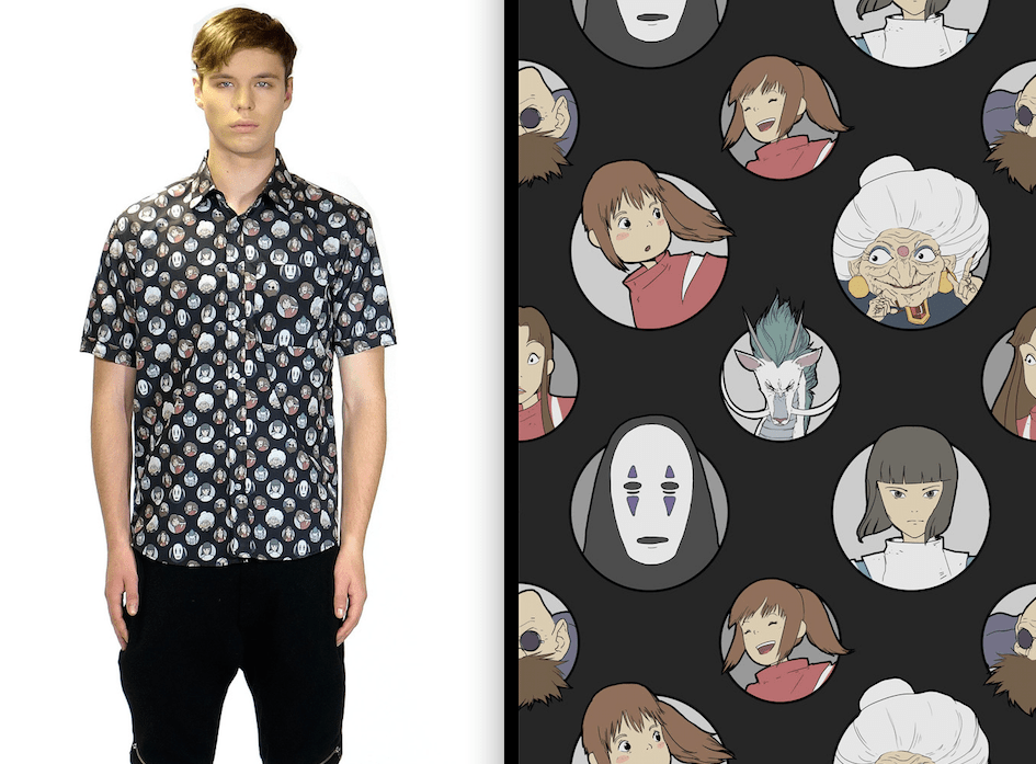 Shirts featuring Studio Ghibli characters bring big attention to small ...