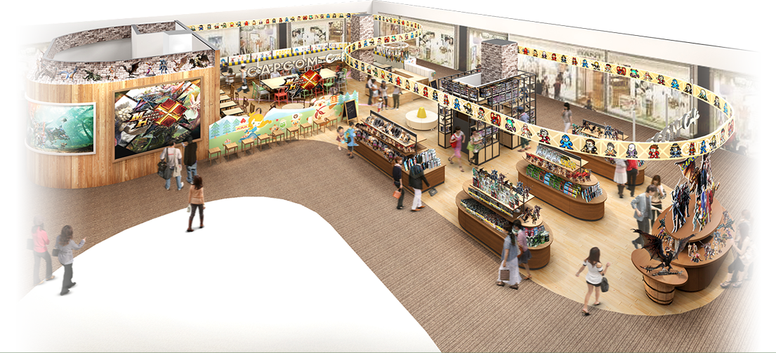 Capcom opens its first directly operated character cafe with exclusive ...