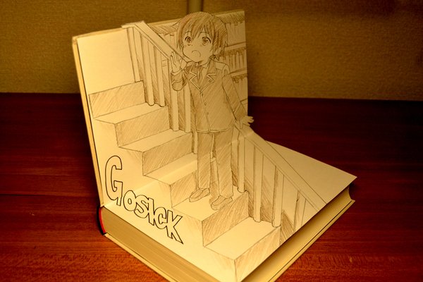 Professional manga artist creates stunning pop-up style artwork with ...