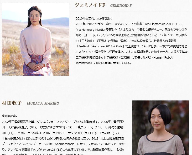 Geminoid F: Japan’s android actress with a starring role in a new film ...