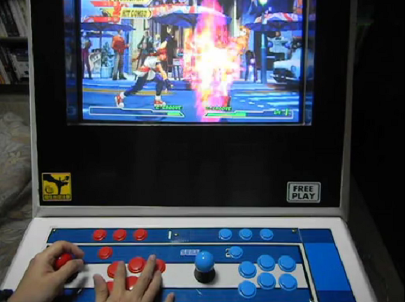 Japanese gamer builds his own custom arcade cabinet full of nostalgic ...