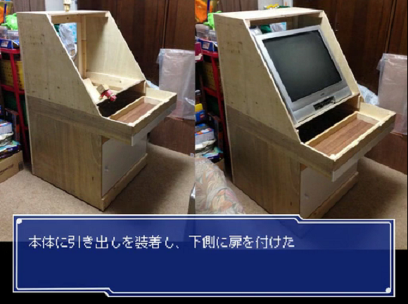Japanese gamer builds his own custom arcade cabinet full of nostalgic ...