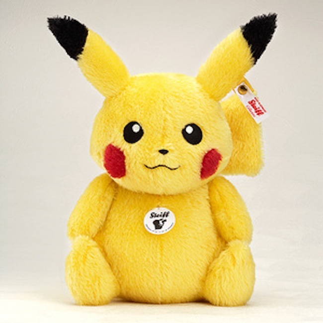 This limited-edition Pikachu doll from Steiff will zap you with its ...