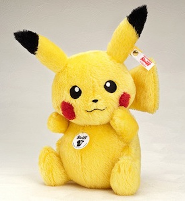 This limited-edition Pikachu doll from Steiff will zap you with its ...
