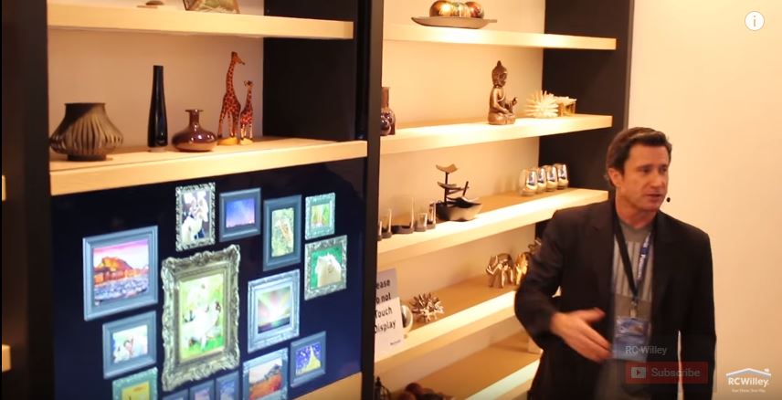 The future is here: Panasonic unveils interactive, transparent display ...