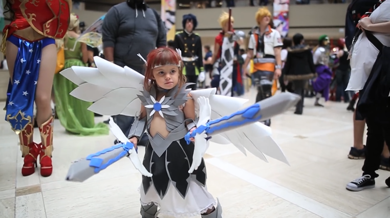 Cosplaying kids steal the show as junior versions of anime and video ...