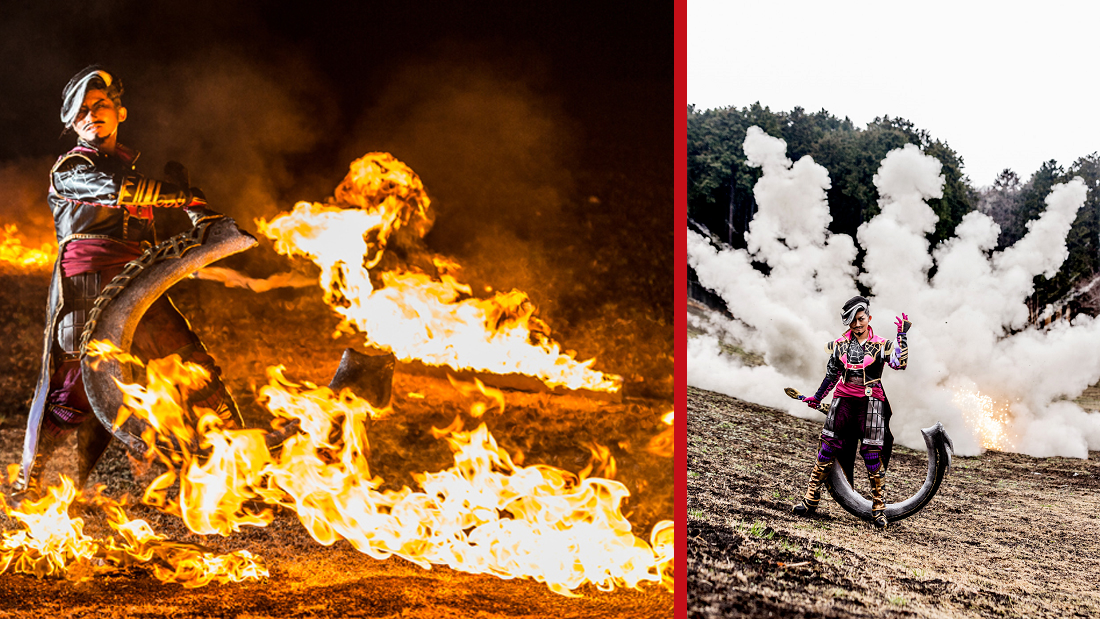 Awesome cosplay tour offers photos shoots with explosions and blazing ...