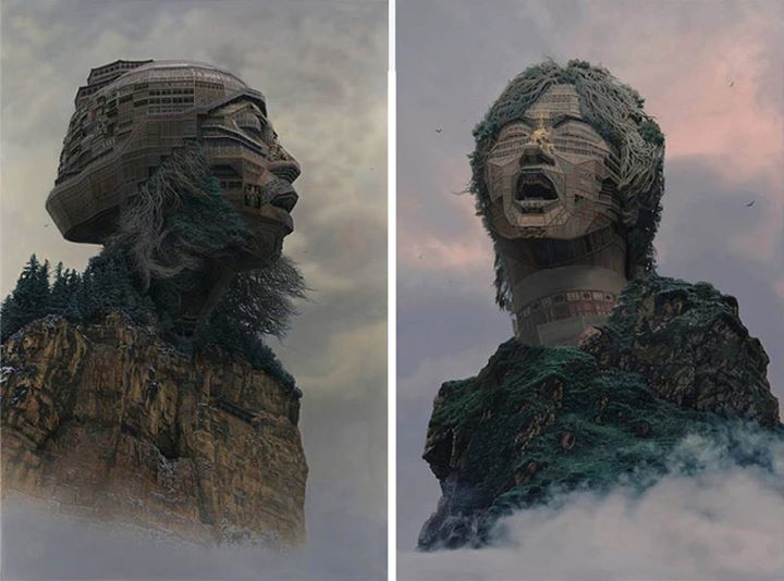 Chinese rock stars in rocks – depicting music gods as temples devoted ...
