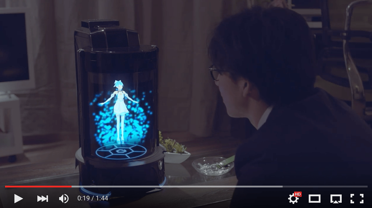 This Japanese startup has created a hologram assistant to control all ...