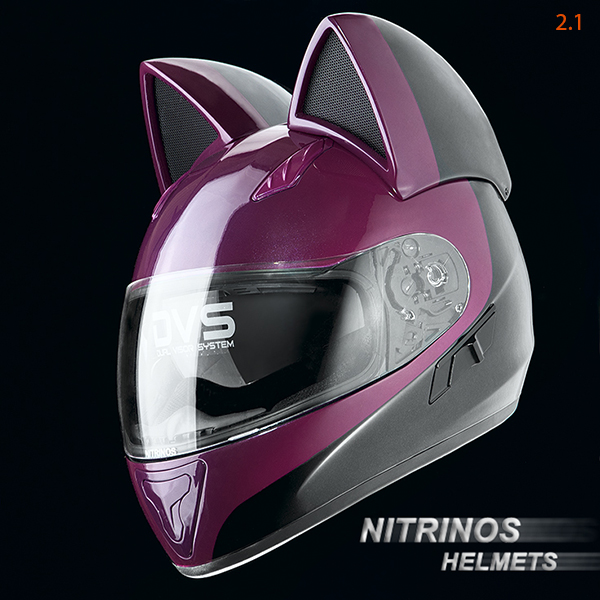 Neko motorcycle helmets featuring cute cat designs are purr-fect for ...