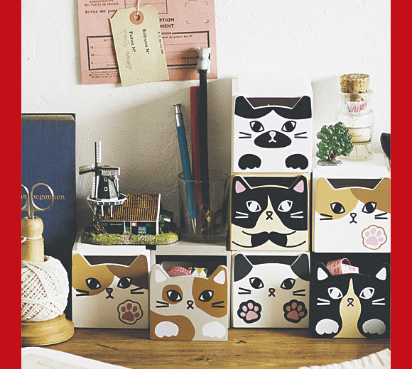 These adorable Japanese stacking cat boxes will keep you company and ...