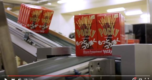 Get a behind-the-scenes look at how Pocky is made in this short clip of ...