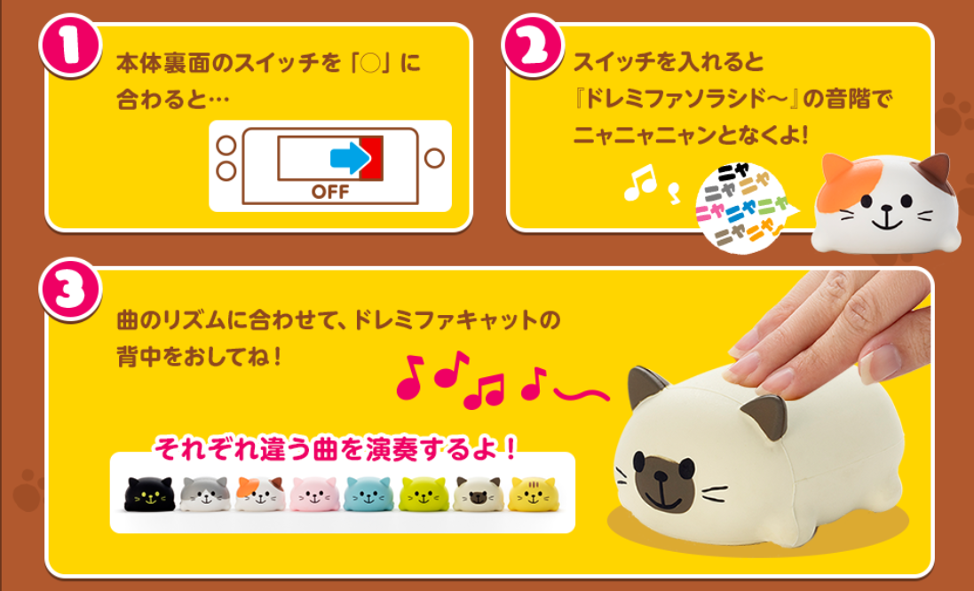 Japan’s chubby musical cat toys are a ridiculously cute piano ...