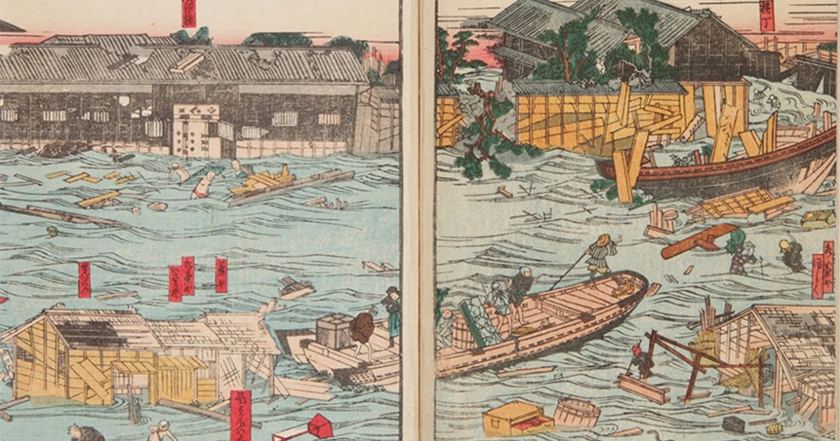 Edo-era illustrated records show the disasters that have plagued Japan ...