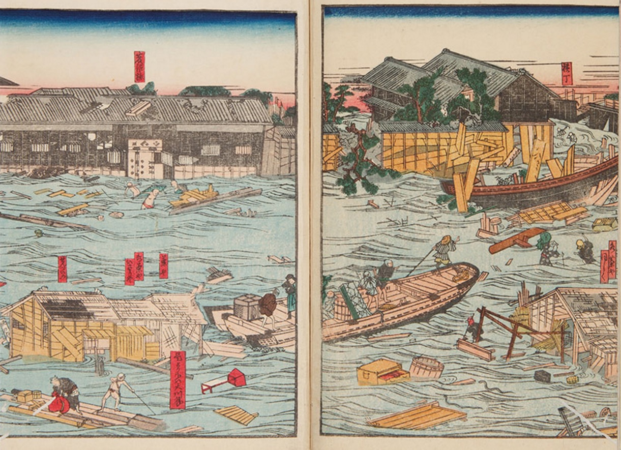 Edo-era illustrated records show the disasters that have plagued Japan ...