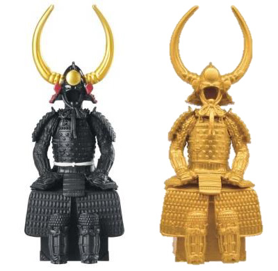 New capsule toy collection features military commander samurai armour ...