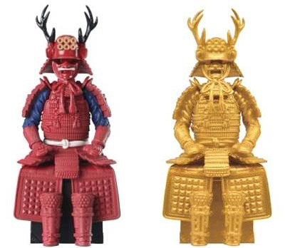New capsule toy collection features military commander samurai armour ...