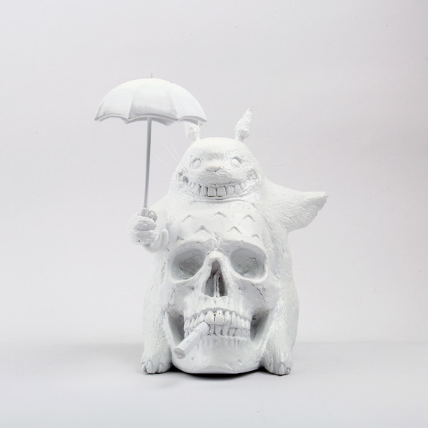 Artist reimagines kid-favorite Totoro as the grim reaper in upcoming ...