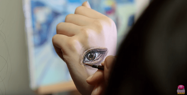 Surreal body paint artist Hikaru Cho gives us a peek into her typical ...