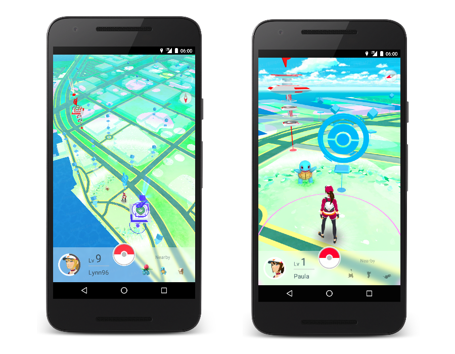 Here’s how the awesome new Pokémon GO mobile game will look on your ...