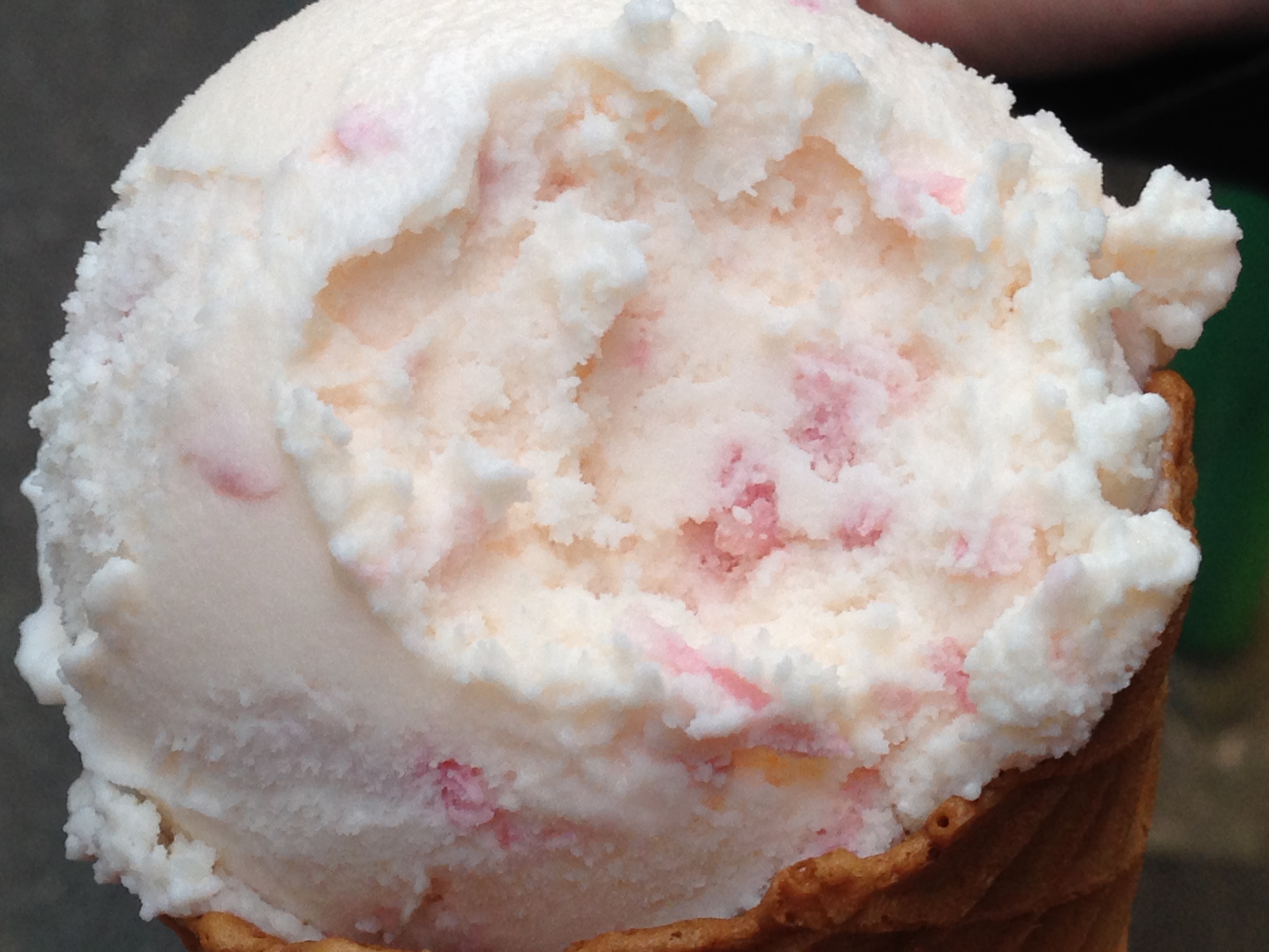 Tokyo cafe’s sakura ice cream has actual flowers mixed in for the ...
