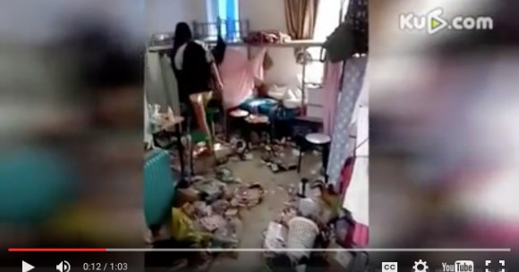 This Chinese university student’s room is so messy, it made news ...
