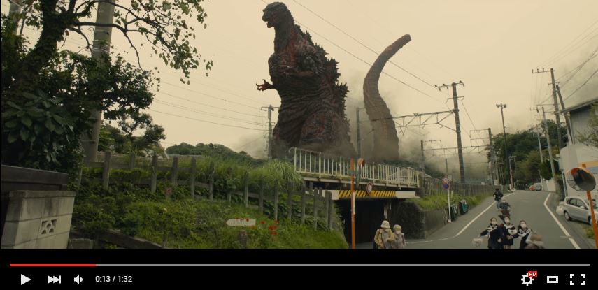 Shin Godzilla trailer released, hits very close to home【Video ...