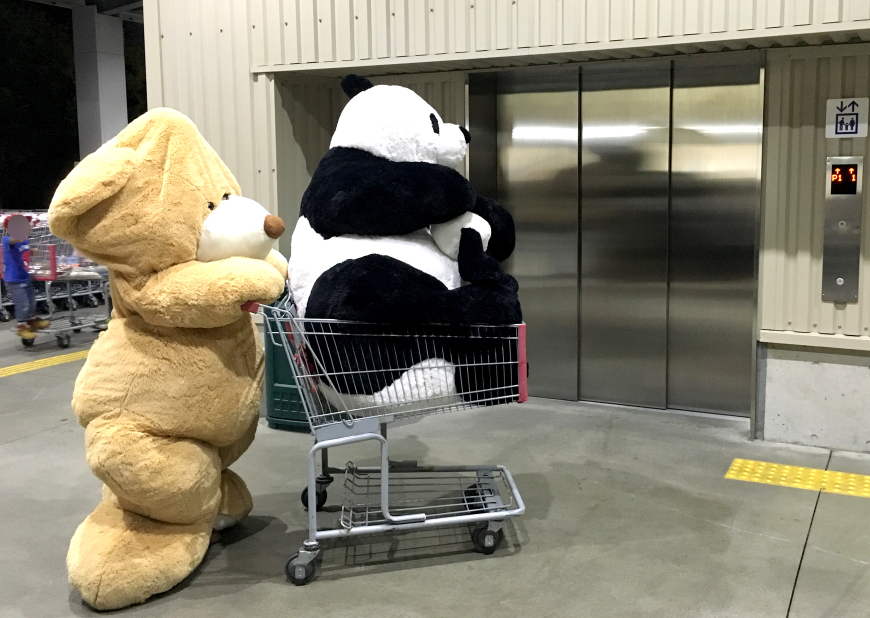 RocketNews24’s giant teddy bear goes looking for some new friends at ...