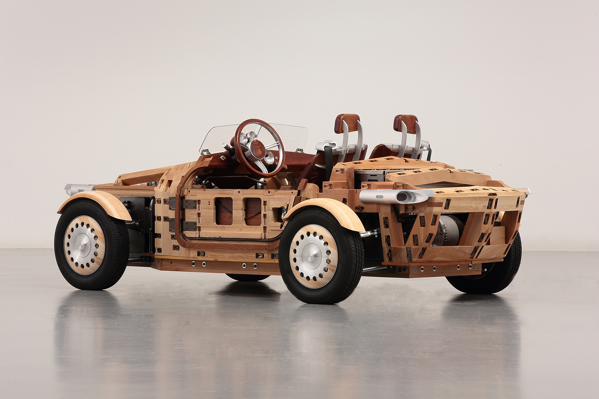 Toyota’s wooden concept car serves as a time capsule for generations to ...