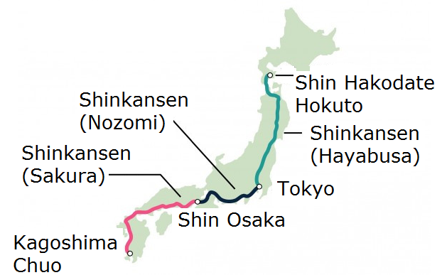 The ultimate Shinkansen trip: Riding Japan’s bullet train network from ...