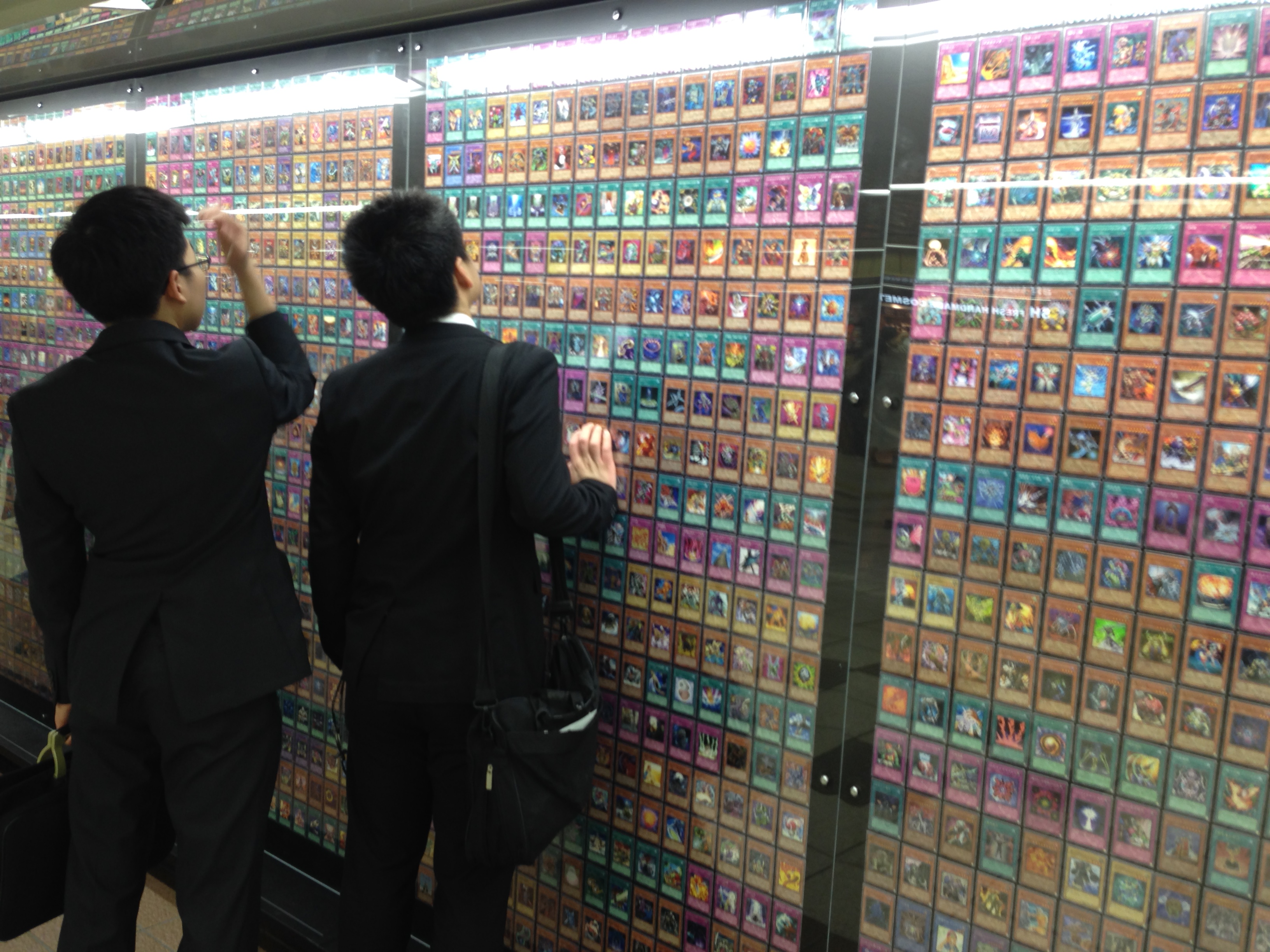 Every Yu-Gi-Oh! card ever, all in one place at awesome Tokyo train ...