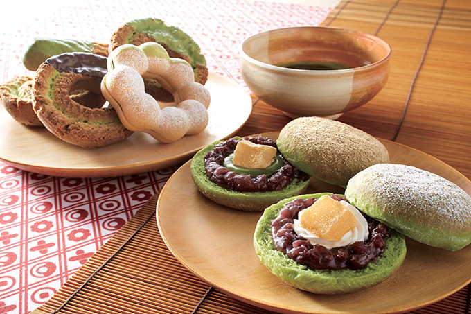 New Japanese sandwich doughnuts from Mister Donut feature matcha ...