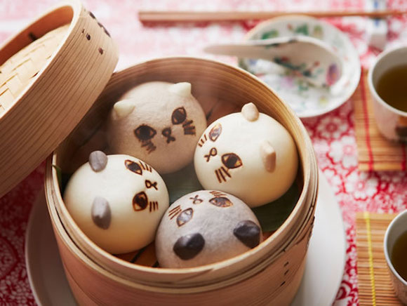 Kitty Yum Cha: New cat dumplings from Felissimo come complete with steam-at-home instructions ...