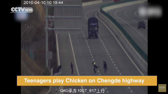 Frogger this is not – teens caught on traffic camera playing chicken ...