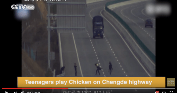 Frogger this is not – teens caught on traffic camera playing chicken ...