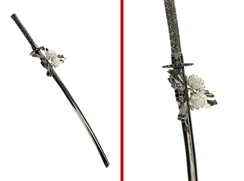 Upgrade your hairpin arsenal with Japanese kanzashi shaped like samurai ...