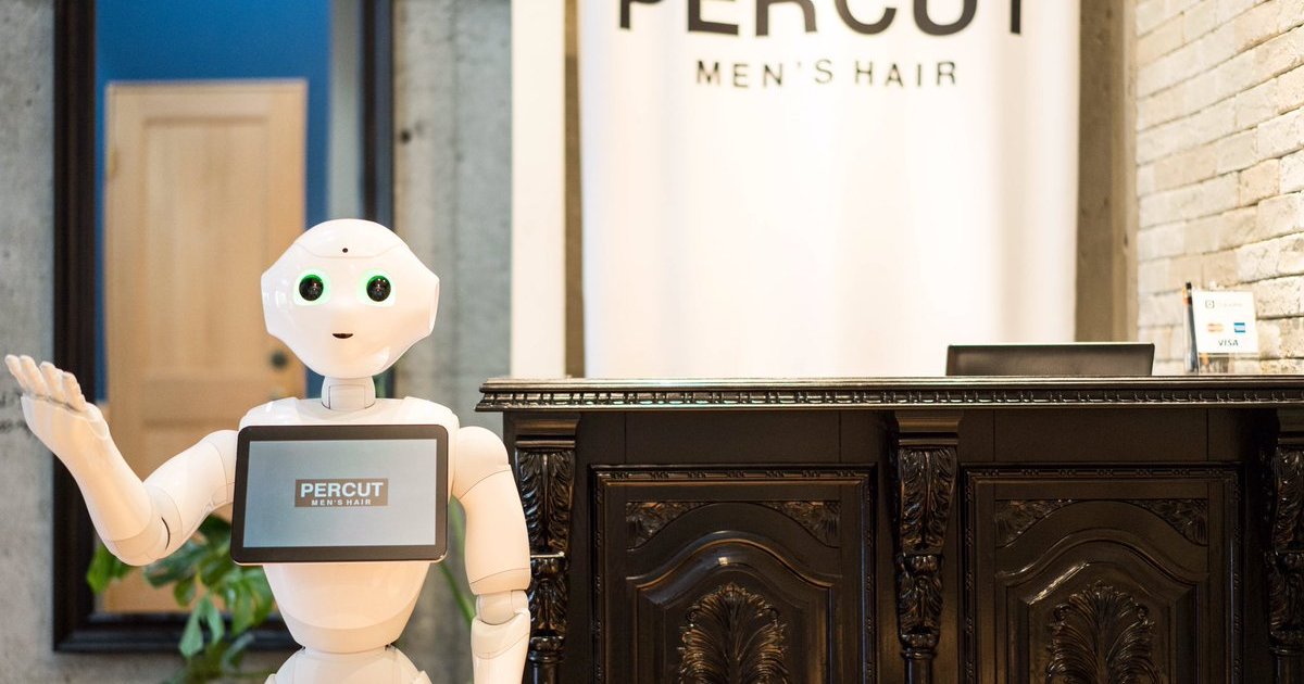 Pepper the robot suggests what haircut is best for you at Japanese ...