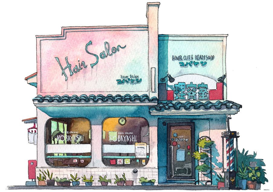 Artist living in Tokyo captures the beauty of ordinary buildings in his ...