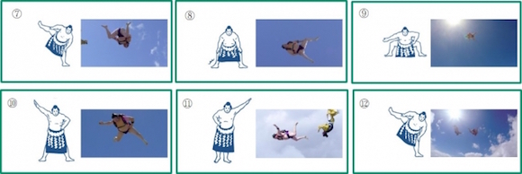 “Flying Sumo Wrestler” performs sumo moves mid-air while hurtling ...